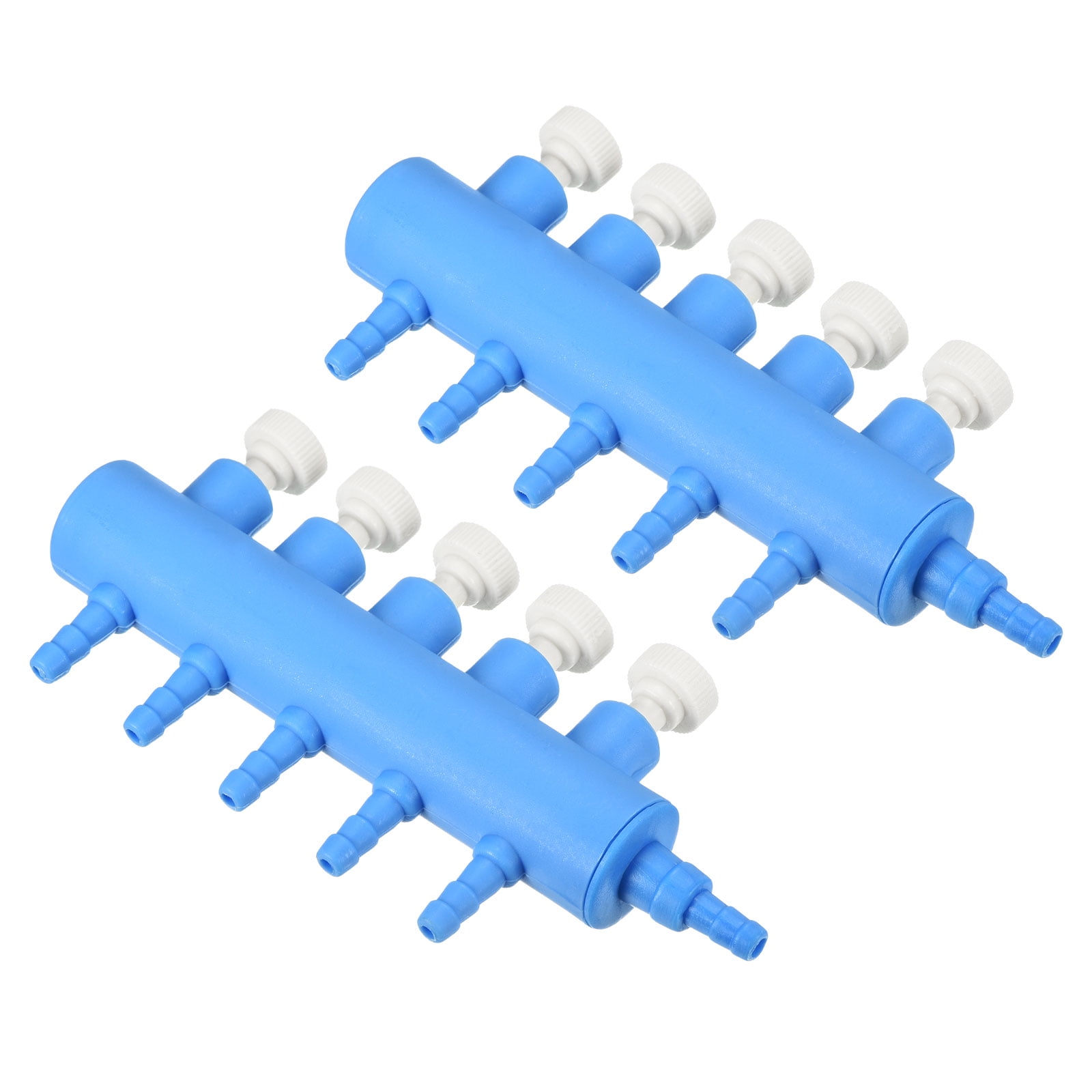 Uxcell 5 Ways Air Flow Valve Distributor Plastic Pump Splitter Tube ...
