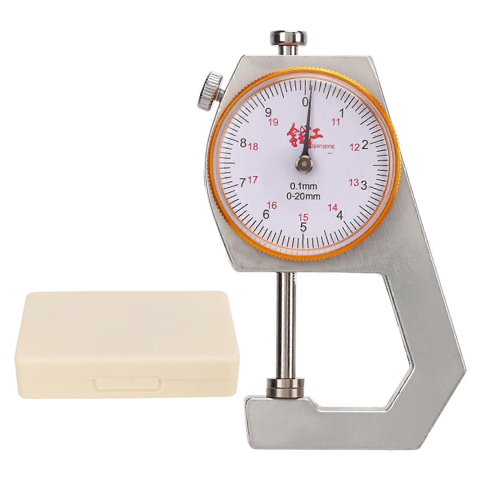 Thickness Micrometer 0-20mm, 0.1mm Resolution, Paper Film Measuring ...