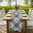 Christmas Snowflake Plaid Burlap Cotton Table Runner 18x72 Inches Long ...