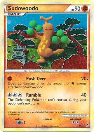 Pokemon Unleashed Rare Holo Sudowoodo #9 - Walmart.com