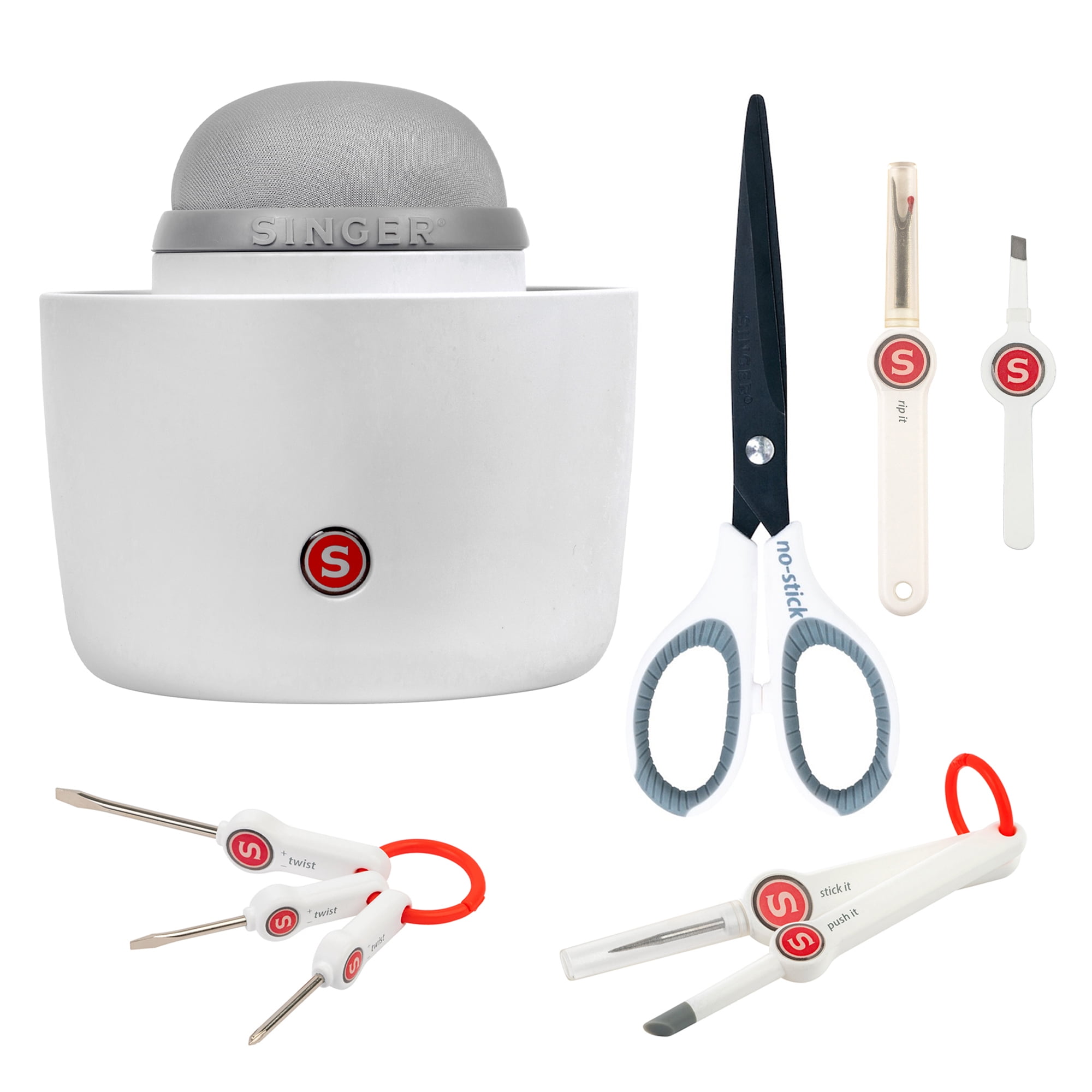 SINGER Sewing Desktop Organizer with with Pin Cushion, 7 inch ...