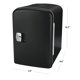 Personal Chiller Mini Fridge Small Space Cooler Black K4105MTBK ...