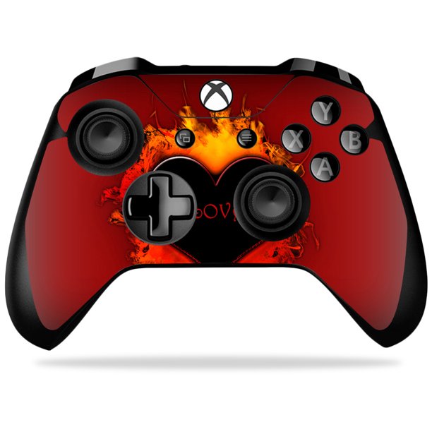 MightySkins Skin for Xbox One X Controller - Love | Protective Viny ...