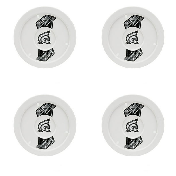 Dirt Defender 15 x 8 Gen II Solid Wheel Covers Mud Covers White 4 Pack ...