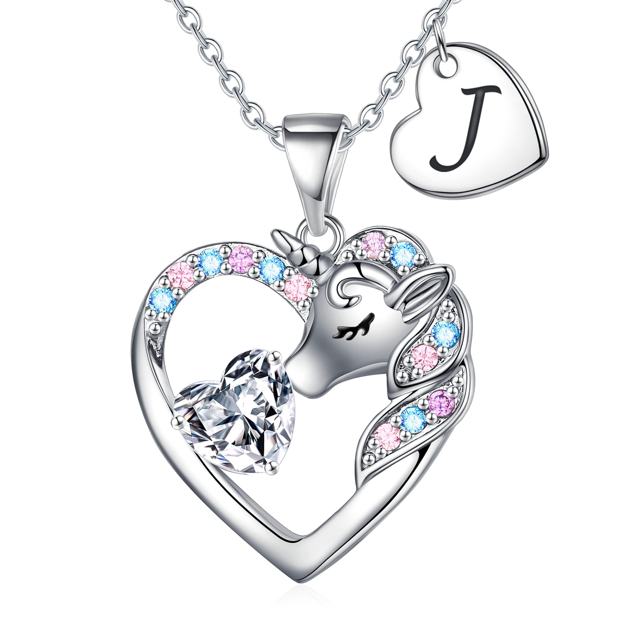 TINGN Unicorns Gifts for Girls Initial Necklaces for Teen Girls Women ...