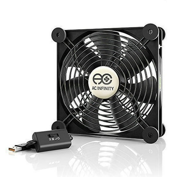 AC Infinity AXIAL 1225 Low Speed Fan Kit with Enclosed Motor, Thermal ...