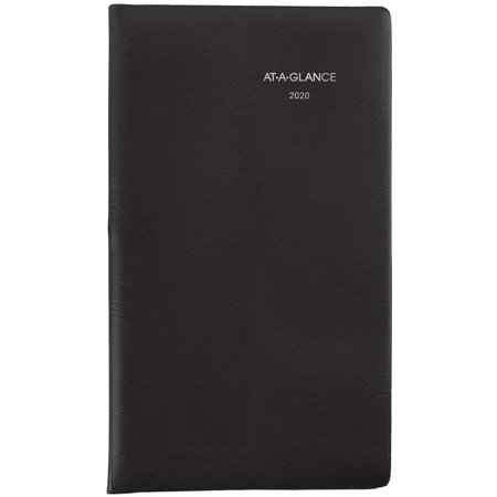 AT-A-GLANCE 2020 Weekly Pocket Planner, DayMinder, 3-1/2" x 6", Black ...