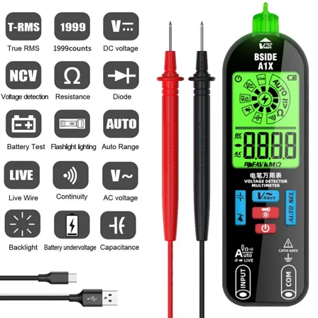 Actron CP7677 2.7" LCD Auto Troubleshooter Digital Multimeter & Engine ...