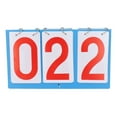 Portable 3 Digit Flip Scoreboard Multifunctional Score Keeper for ...