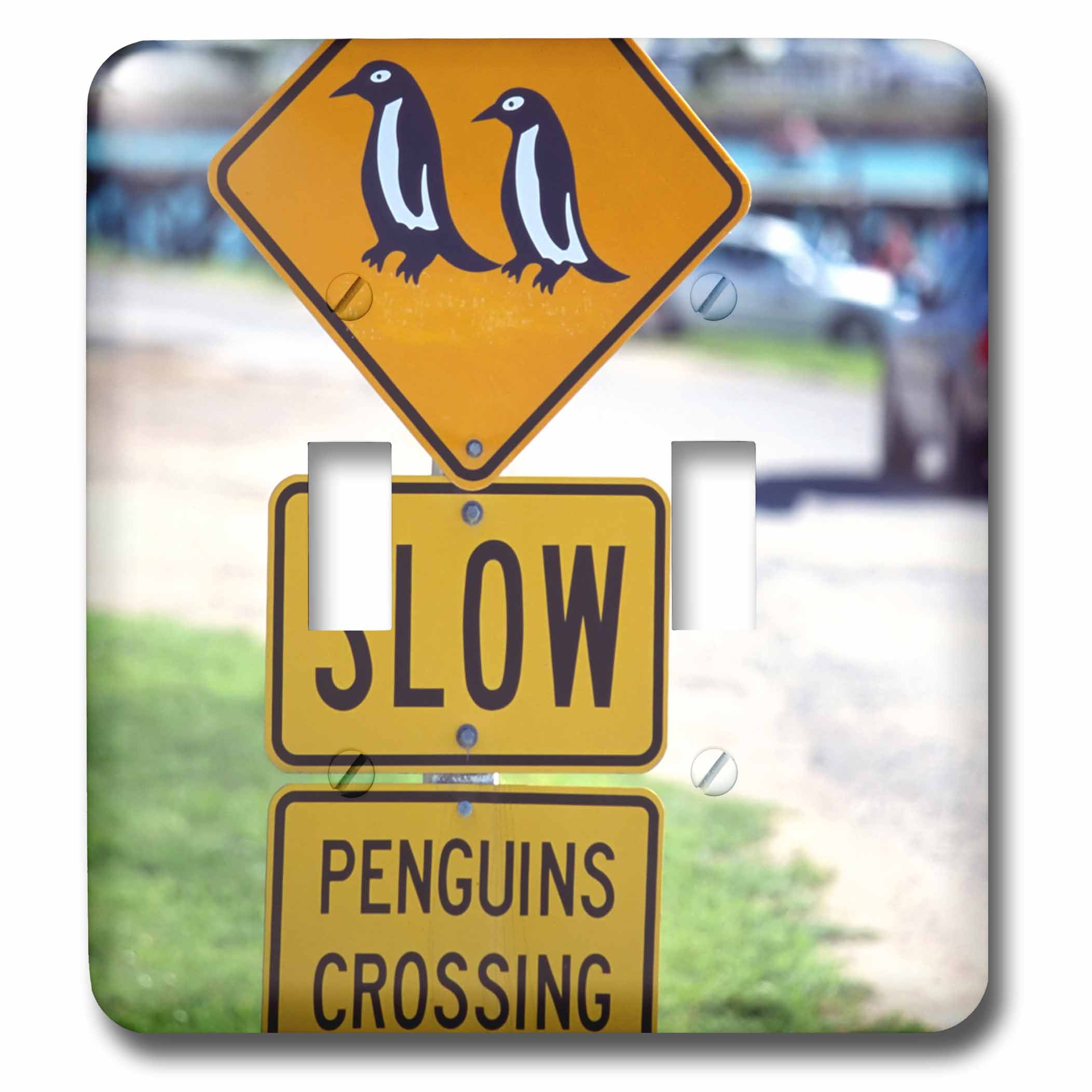 New Zealand, South Island, Penguin crossing sign-AU02 JST0010 - Jay ...