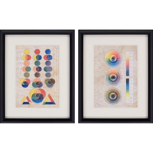 Paragon ''Color Chart I'' 2 Piece Framed Graphic Art Set - Walmart.com