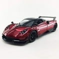 KiNSMART 2016 Pagani Huayra BC Red 5" 1:38 Scale Die Cast Metal Model ...
