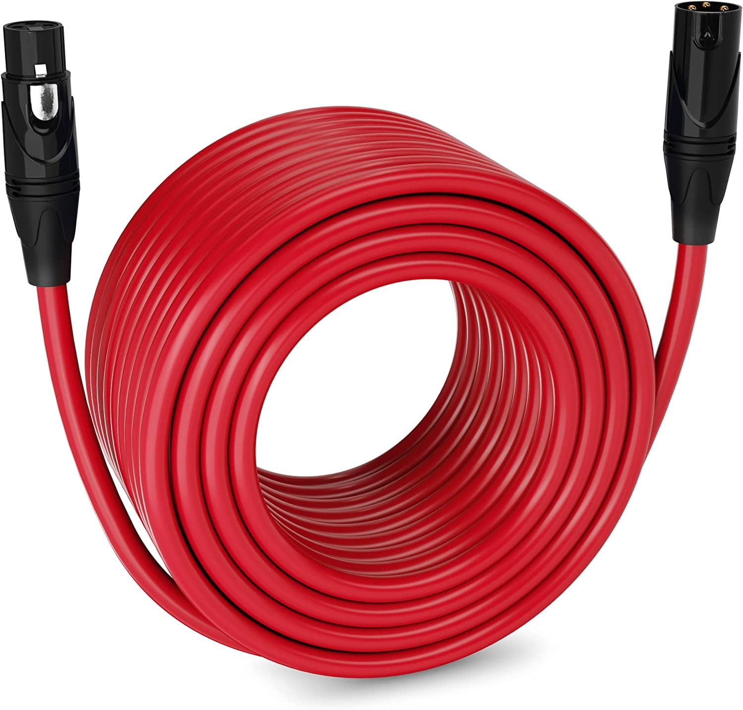 LyxPro 250 feet Microphone XLR Cable, Male to Female, 3 Pin Mic Cable ...