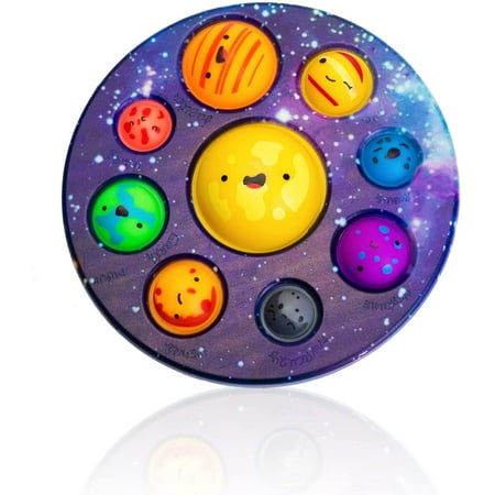 CPDD Planet Pop Sensory Fidget Toys Set Solar System Squeeze Bubble ...