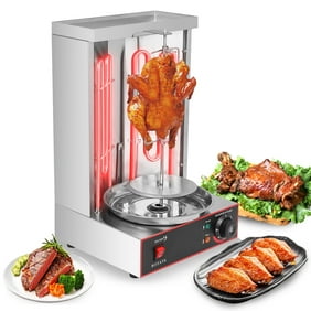 NutriChef Vertical Countertop Rotisserie Rotating Oven - White ...