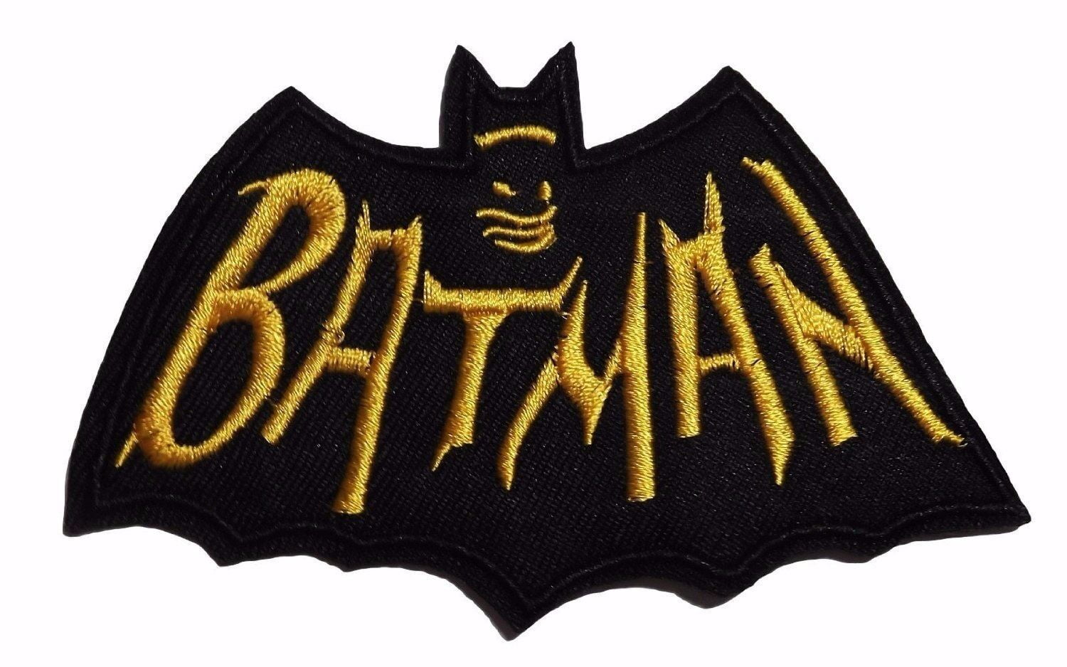 Batman 1960's TV Series Cape and Name 3 1/2" Wide Embroidered Patch ...