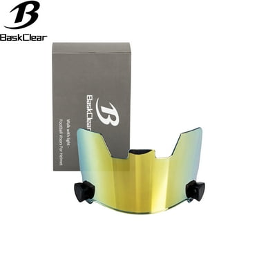 SHOC Zero G Plus Youth Football Helmet Visor - Clear, Tinted Style with Sun Protection and Clips ...