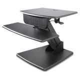Kantek Desktop Sit-to-Stand Computer Workstation, Black - Walmart.com
