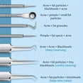 7-Piece Blackhead Removal Tool Set — Stainless Steel Precision Tweezers ...