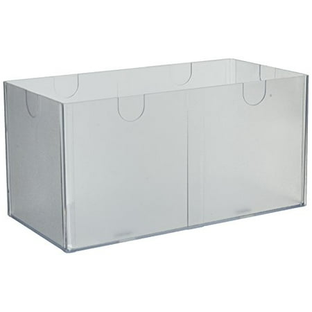Deflecto Stackable Open Cube Organizer, Desk and Craft Organizer, Clear ...