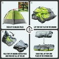 NEH 5 Person Instant Automatic Camping Tent Waterproof Double Layered ...