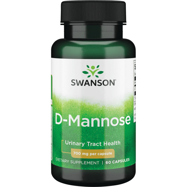 Swanson D-Mannose 700 mg 60 Capsules - Walmart.com - Walmart.com