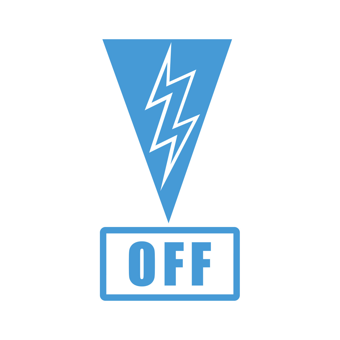 Master Switch OFF Sticker Decal Die Cut - Self Adhesive Vinyl - Weatherproof - Made in USA ...