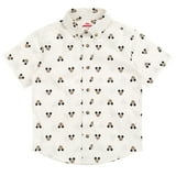 Disney Mickey Mouse Little Boys Button Down Shirt Twill Shorts ...
