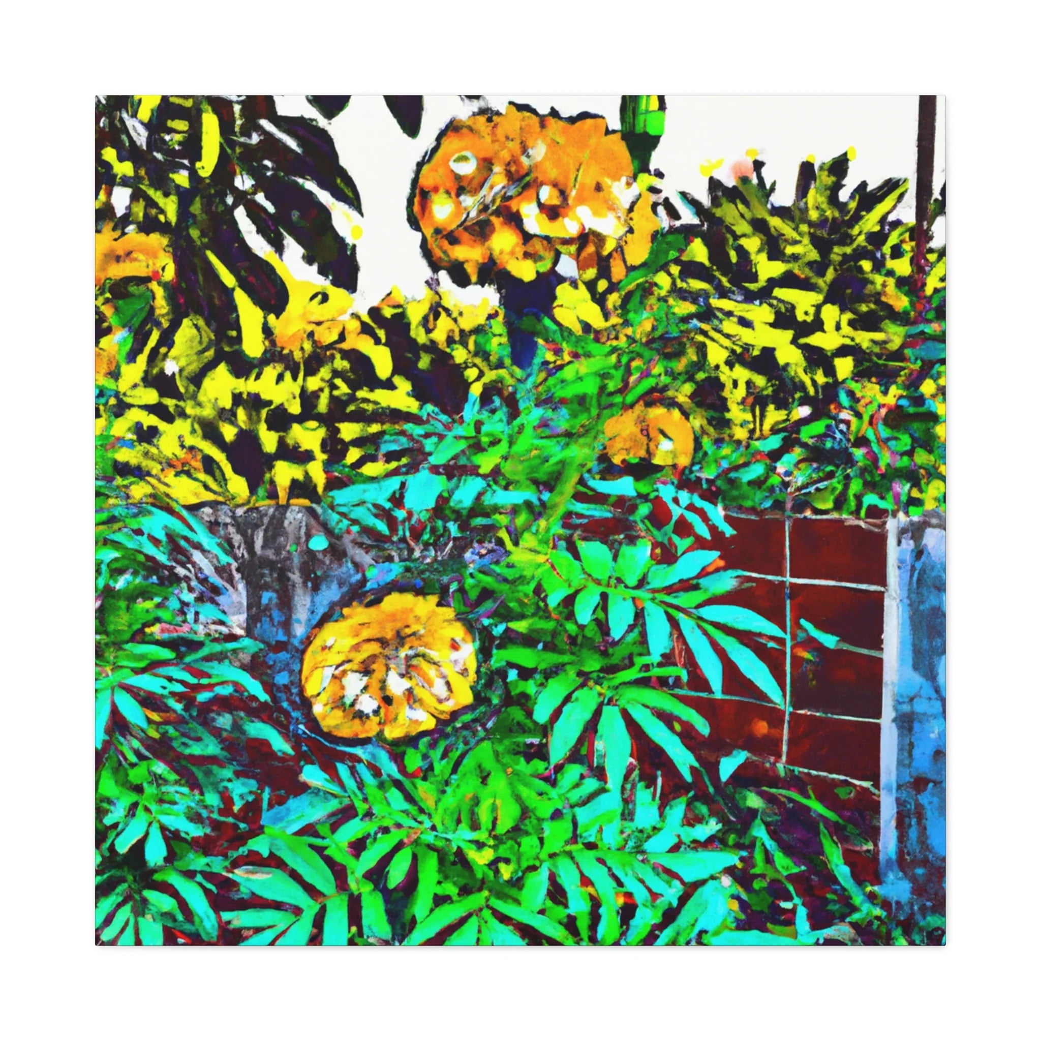 Marigold Pop Explosion - Canvas - Walmart.com