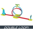 Hot Wheels Neon Speeders Track Set, Laser Stunt Slamway with 1 Hot ...