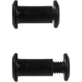 20 Sets M6×8mm Binding Screws Φ8×16mm Black Screw Post Stainless Steel ...