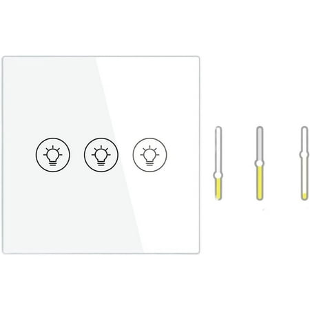 Smart Switch Multi-Gang Smart Light Dimmer Switch Independent Control ...