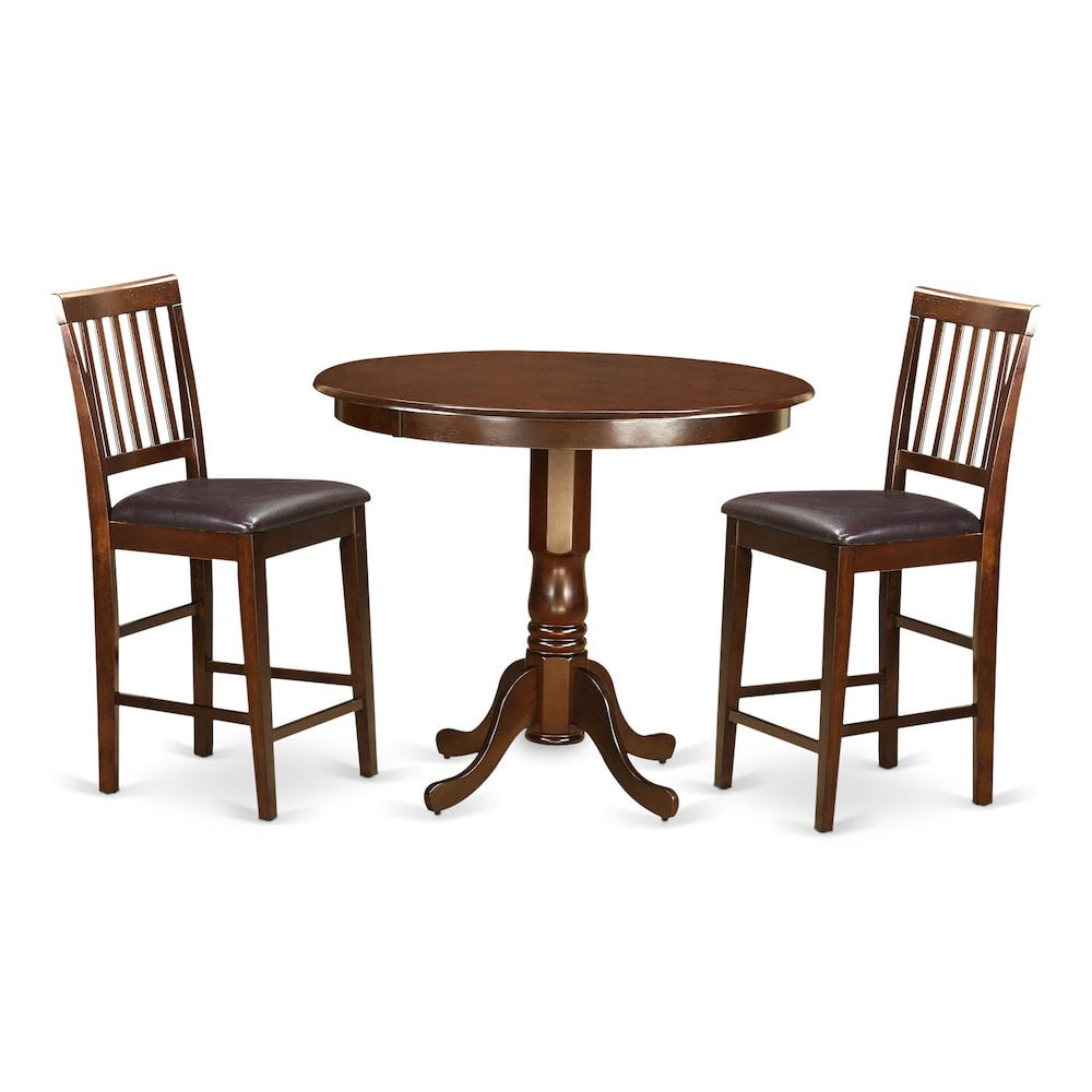 3 Pc counter height Dining set - counter height Table and 2 dinette ...