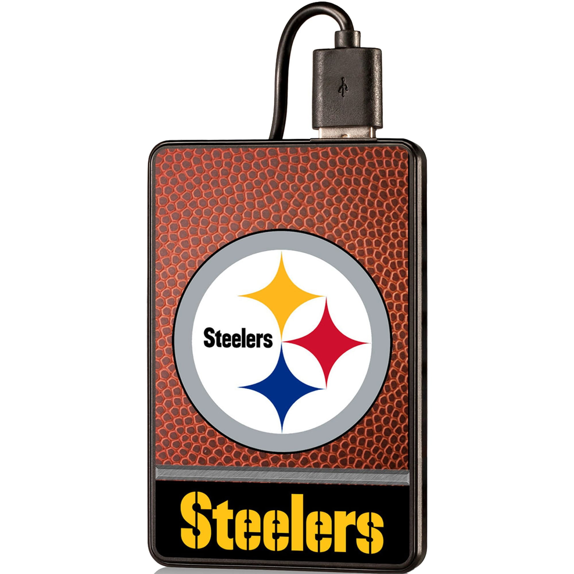 Pittsburgh Steelers 2000 mAh Credit Card Powerbank - Walmart.com ...