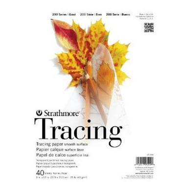 Strathmore Tracing Paper Pad, 300 Series, 9" x 12" - Walmart.com