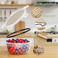 31-Pack Plastic Food Storage Containers with Lids, Multi-Size Meal Prep ...