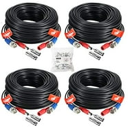 VideoSecu 8x 100ft Feet CCTV DVR BNC RCA Cables Security Camera Video ...