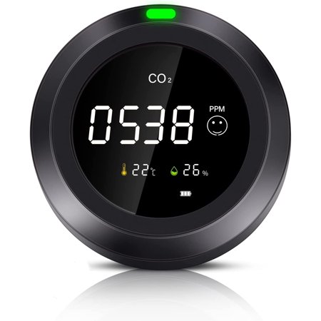 CO2 Monitor,Indoor Air Quality Monitor, Air Quality Detector Test CO2 ...