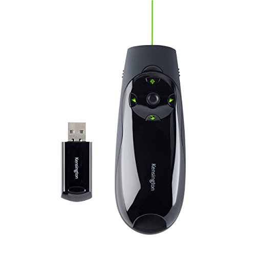 Kensington Expert Wireless Presenter with Green Laser Pointer and ...