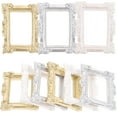 HOMEMAXS DIY Mini Resin Photo Frame for Crafts with Assorted Color and ...