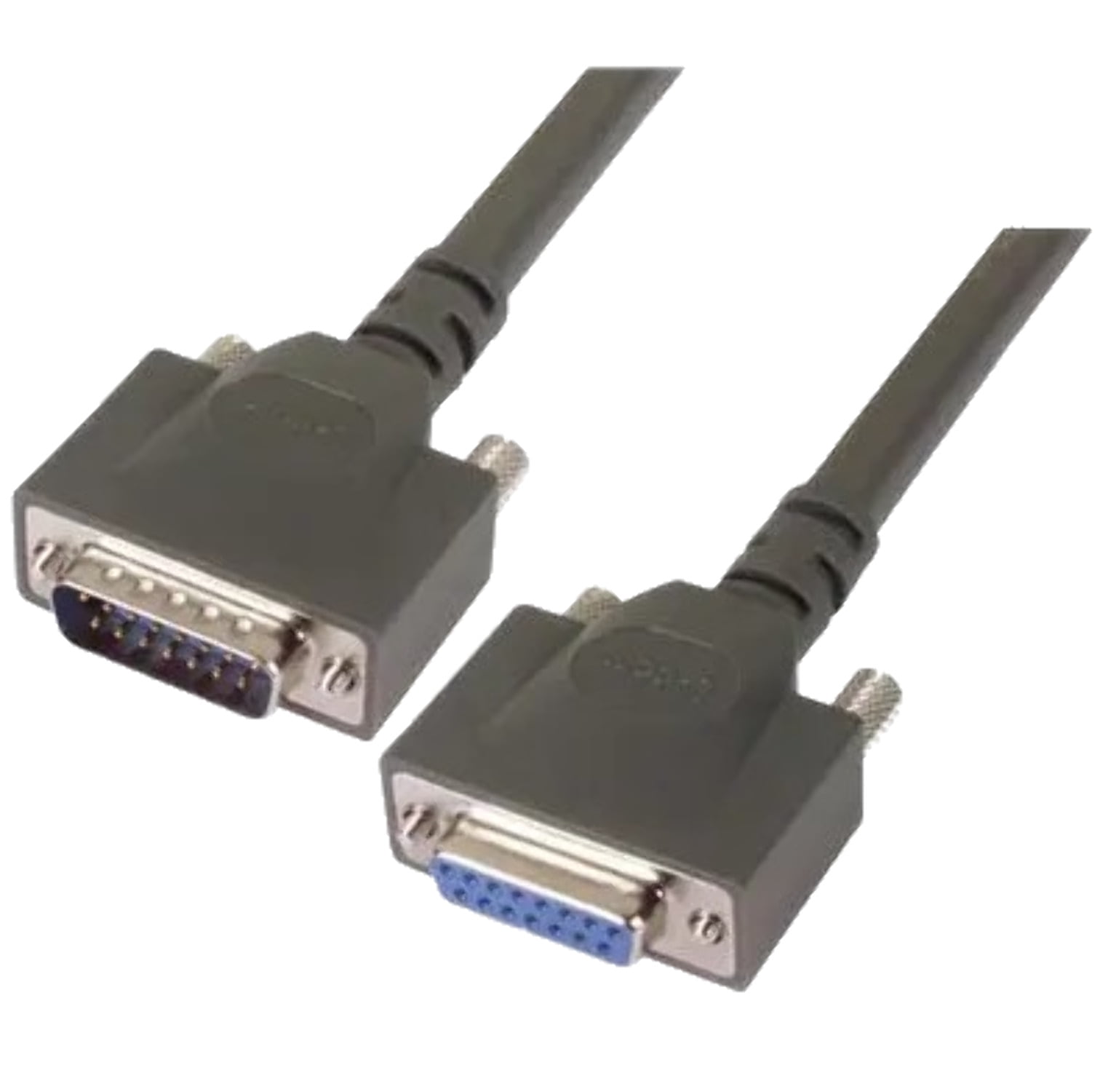 CPMS15MF-2.5 Heavy Duty D-sub Cable, 15-Pos, Male/Fem, 20AWG, Double ...