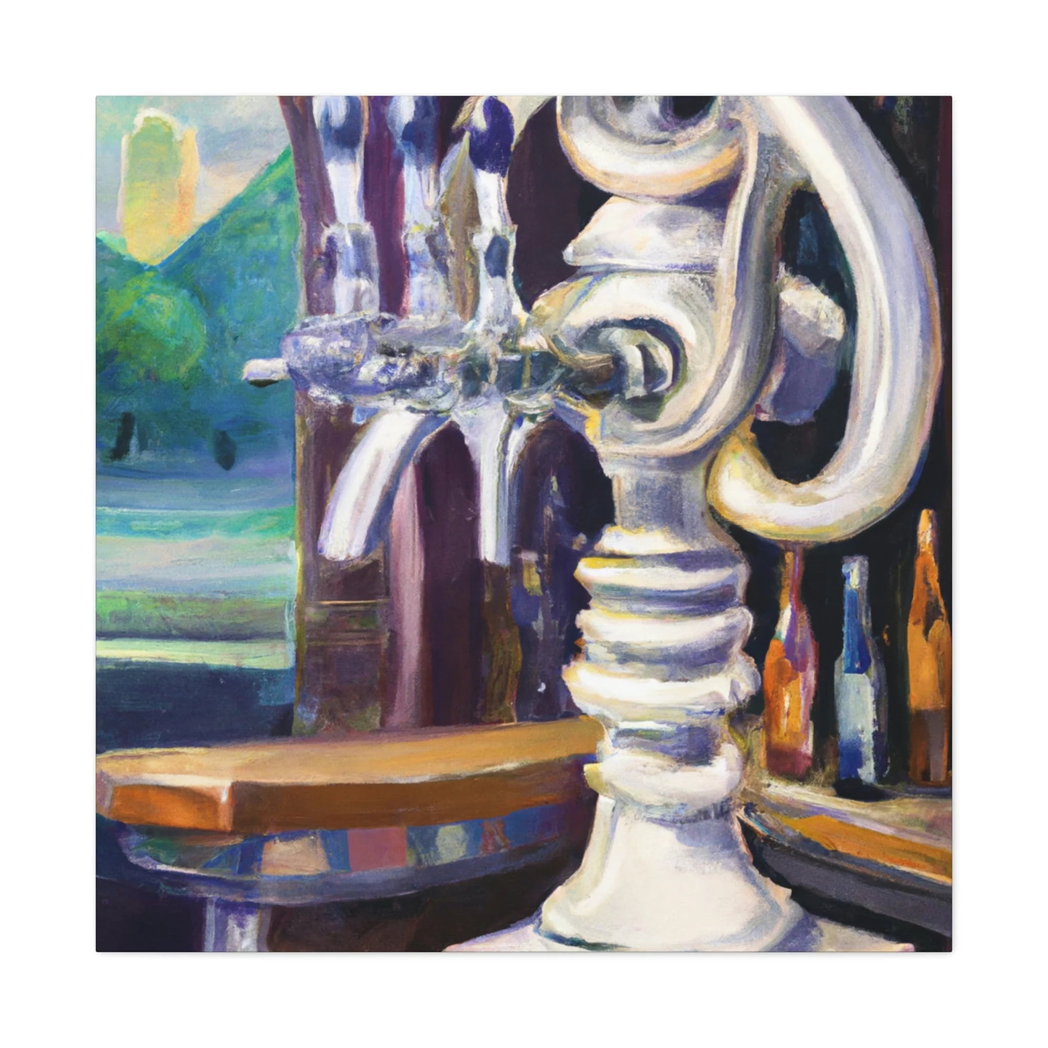Bar Tap Splendor Scene - Canvas - Walmart.com