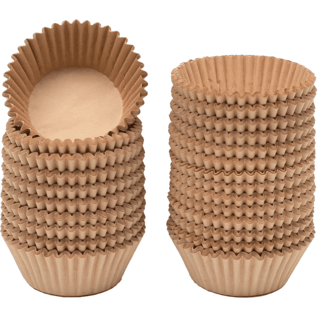600 Count Large Size Cupcake Liners Natural Muffin Liners Food Grade ...