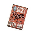 Hemoton Beer Wall Poster Plaque Tin Sign Bar Metal Retro Art Signs ...