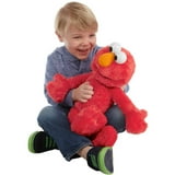 Playskool Sesame Street Elmo Jumbo Plush: Big Stuffed Character Doll ...