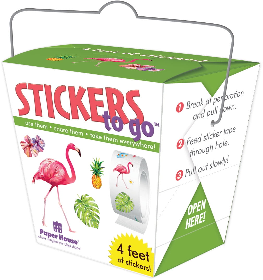 Paper House Productions Tropical Paradise Stickers to Go 4ft Sticker ...