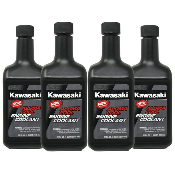Kawasaki Genuine OEM Aluma Cool Engine Coolant K61081-004B - 4 Pack ...