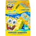 Nickelodeon Spongebob Adhesive Bandages for Kids, Sterile Stat-Strip ...