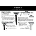 Parker Safety Razor - Version 3 Adjustable Injector Razor with ...
