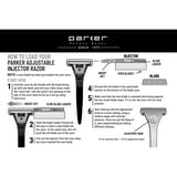 Parker Safety Razor - Version 3 Adjustable Injector Razor with ...